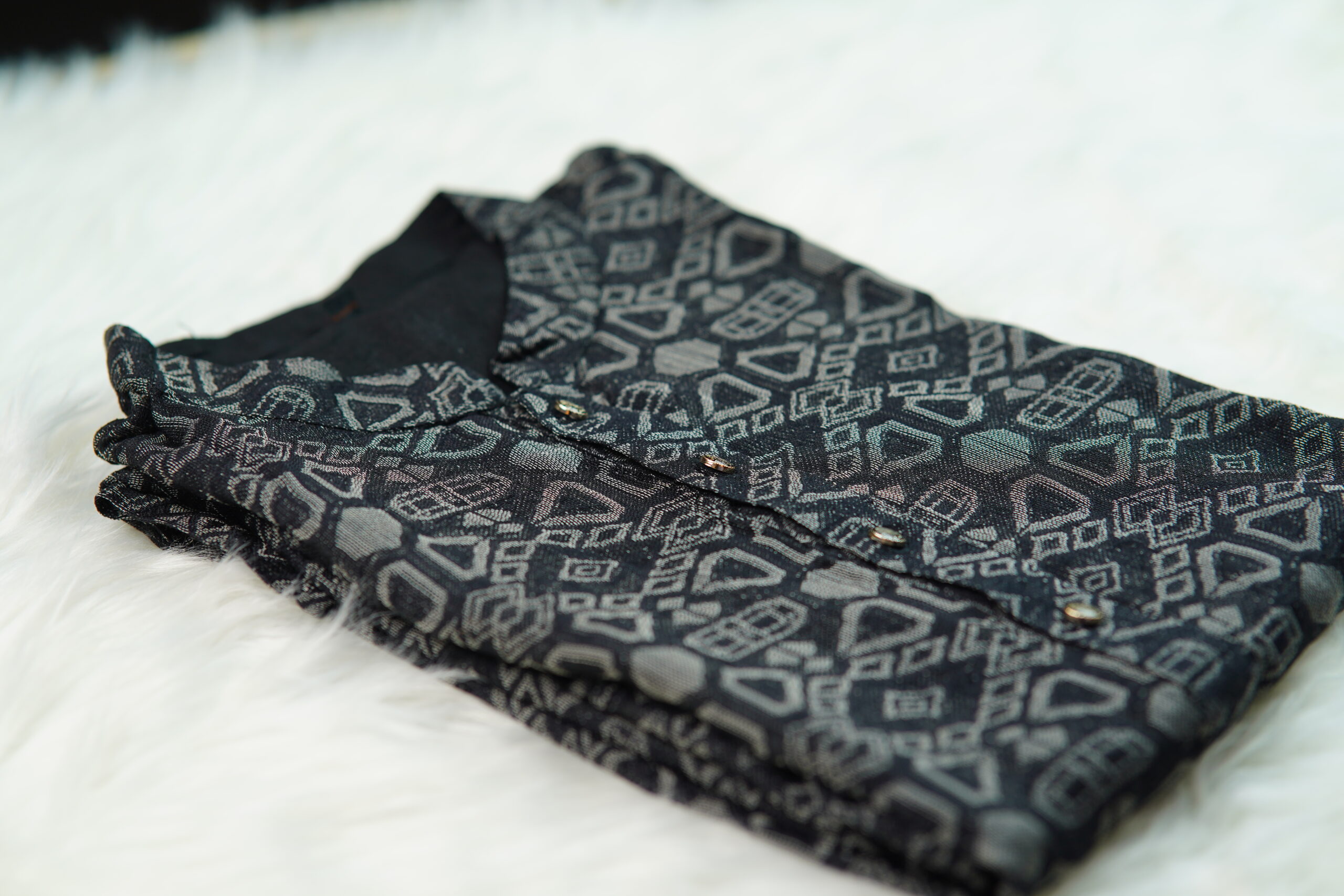 Summer Panjabi - Black | SUN-SMRBLK-200 - Sungdus.com